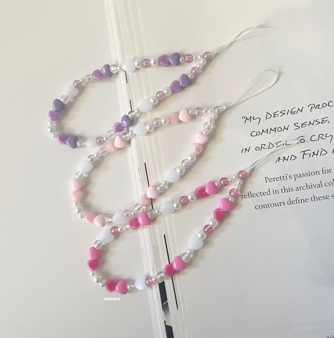 Heart Phone Charm - Etsy