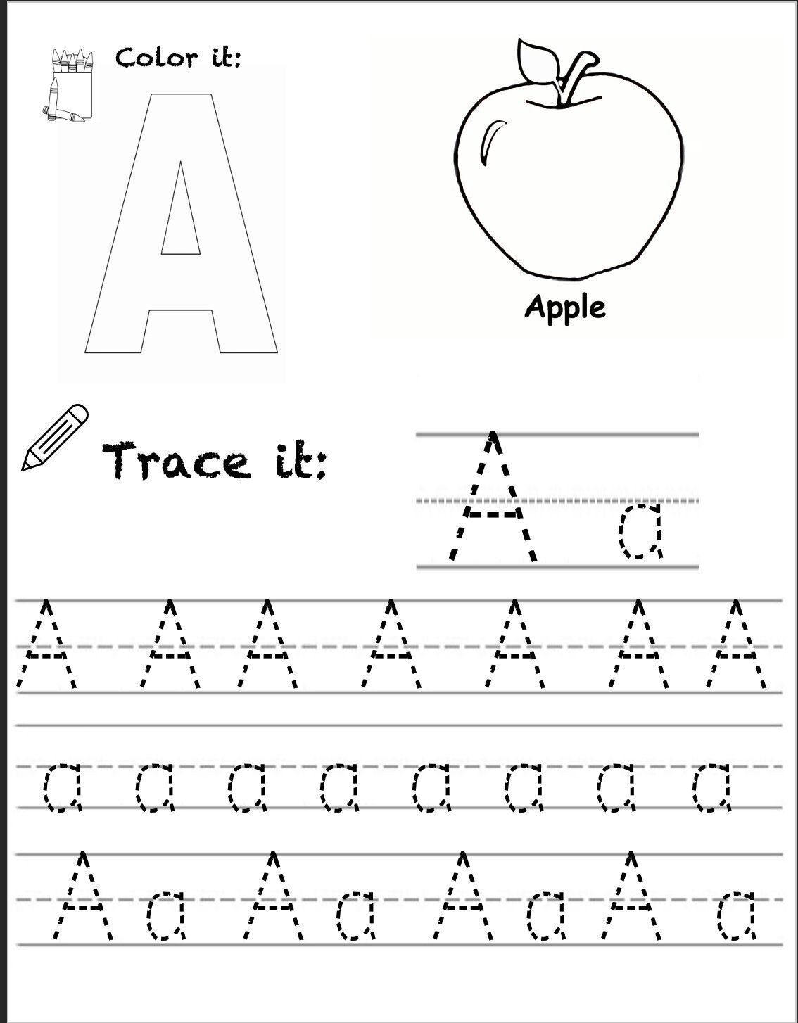 Alphabet Tracing & Identification Bundle - Etsy