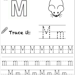 Alphabet Tracing & Identification Bundle - Etsy