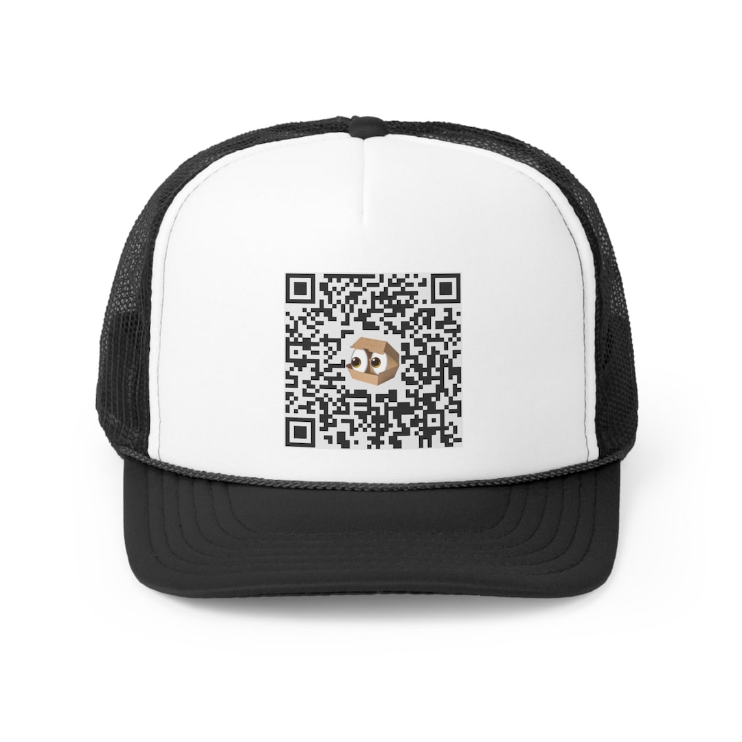 Hamburgers4all QR Code Mesh Trucker Hat - Etsy