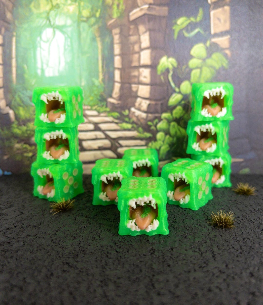 Gelatinous Cube Mimic Dice - Etsy
