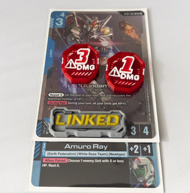 Gundam TCG Damage Counter Box V1 - Etsy