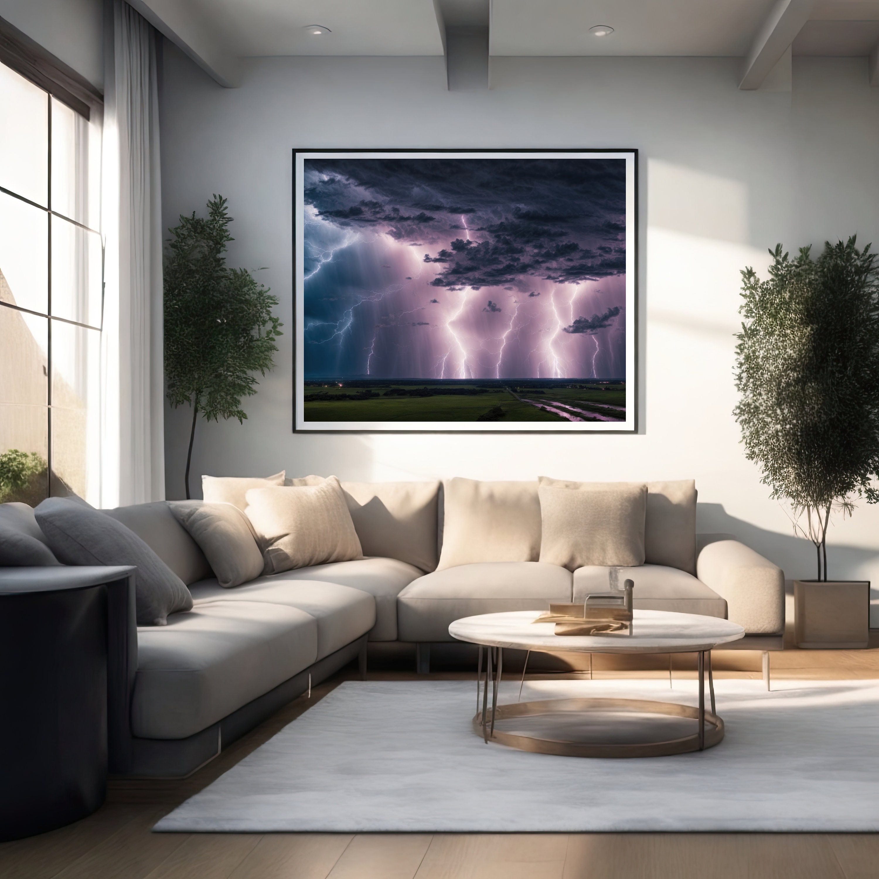 Lightning Storm Instant Digital Download | High Definition 300 DPI ...