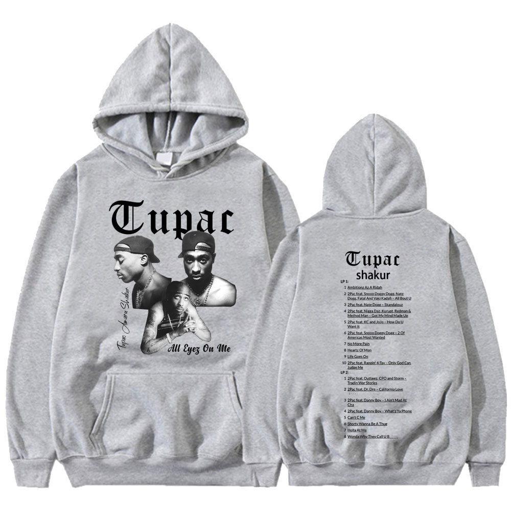 Tupac Graphic Hoodie Streetwear Rapper 2pac Hoodie sold by Predecessor ...