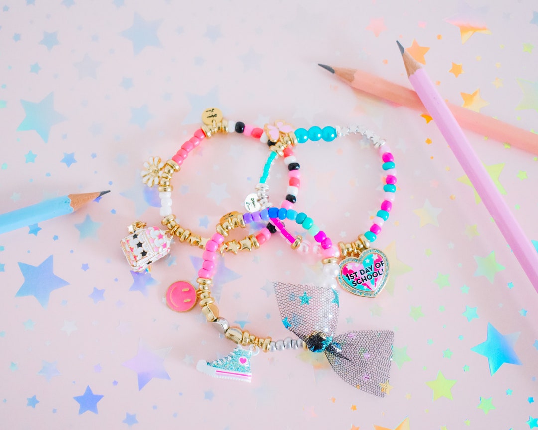 First Day of School Bracelet Stack Back to School BTS Gift - Etsy