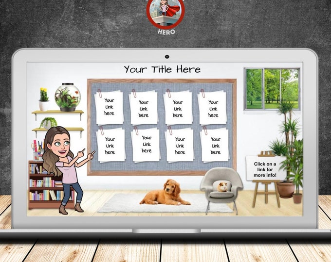 Virtual Birthday Classroom, Birthday Bitmoji Classroom, Happy Birthday ...