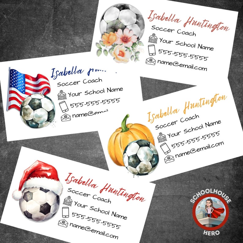 Editable Soccer Theme Email Signatures Templates for Soccer Coach ...