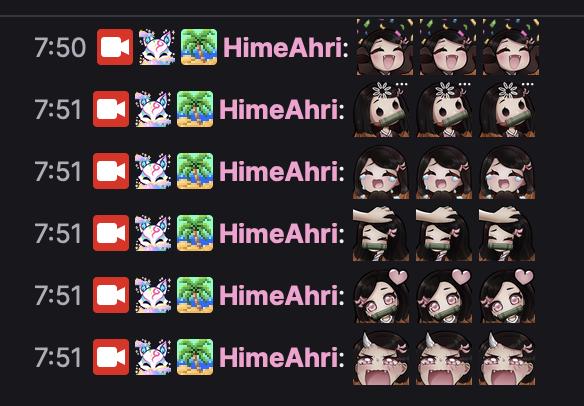 Nezuko Emotes From Demon Slayer for Twitch/discord/youtube - Etsy
