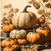 Fall Wall Decor Printable Pumpkin Still Life Painting, Rustic Fall Art ...
