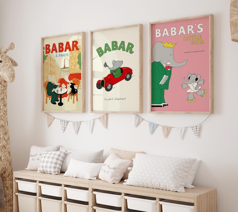 Babar the Elephant Art Print: Nursery Decor (digital Download) - Etsy