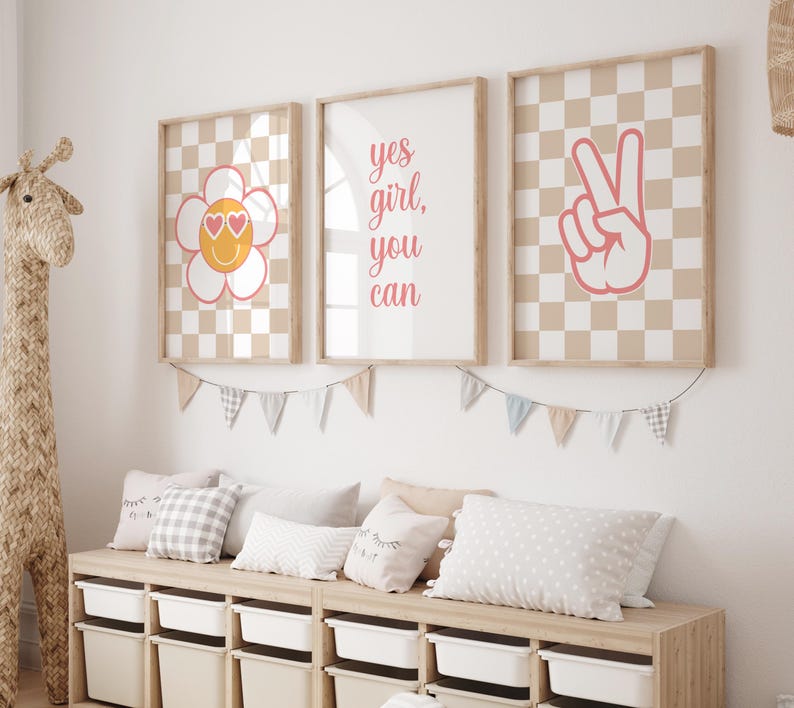 Smiley Face Poster: Colorful Happy Wall Art (digital Download) - Etsy