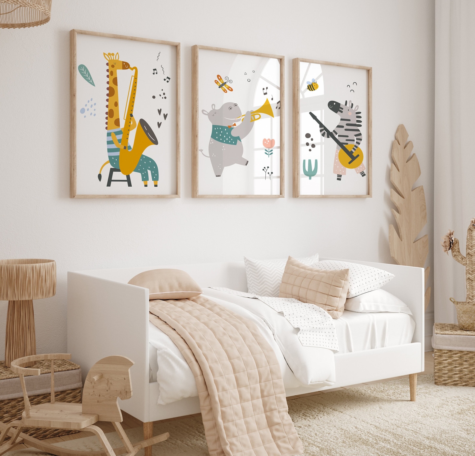 Cute Animals Playing Music Wall Poster - Etsy