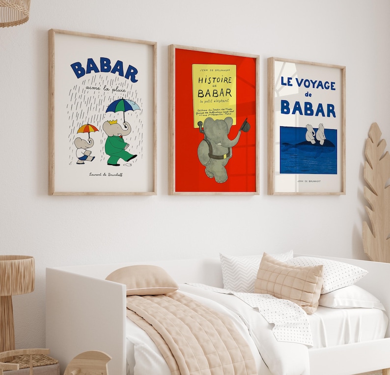 Babar the Elephant Art Print: Nursery Decor (digital Download) - Etsy
