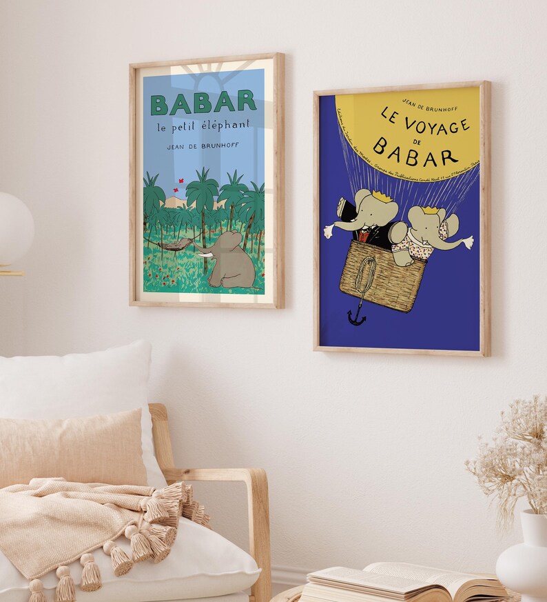 Babar the Elephant Art Print: Nursery Decor (digital Download) - Etsy
