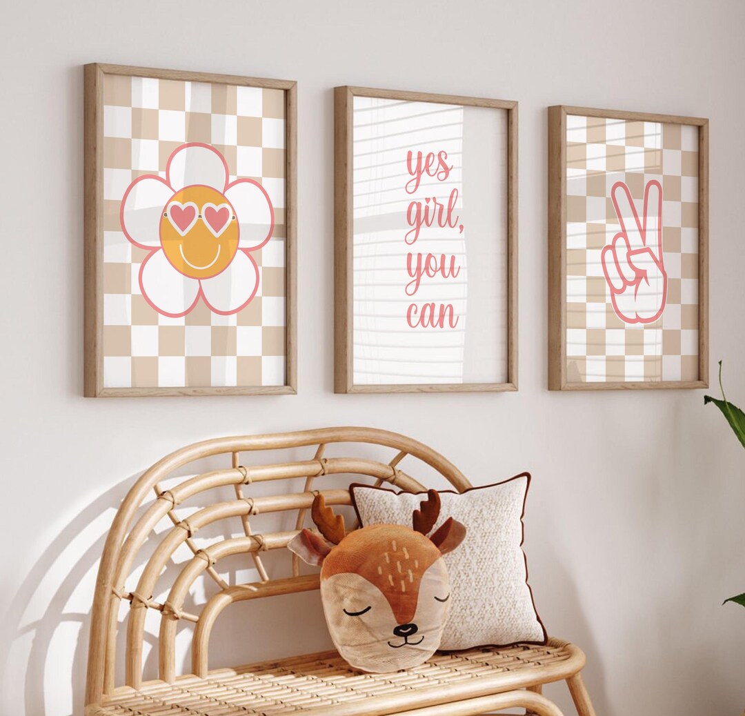 Smiley Face Poster: Colorful Happy Wall Art (digital Download) - Etsy