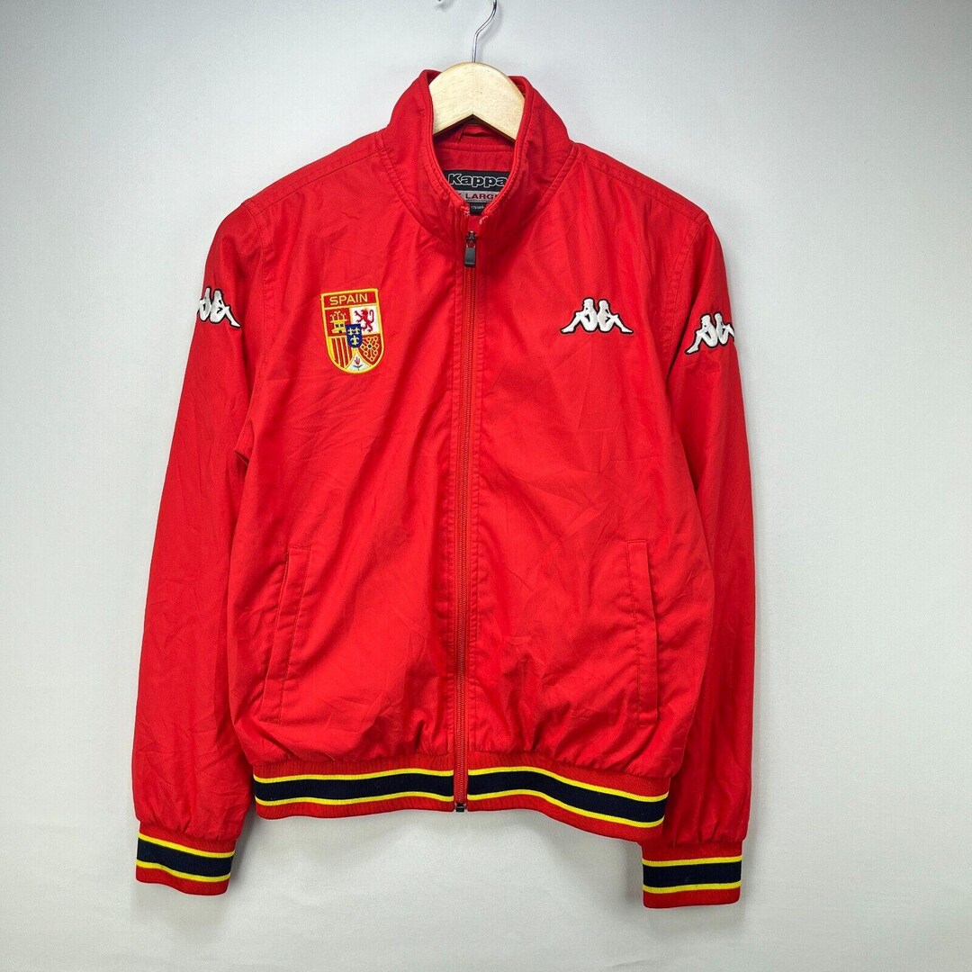 Vintage 90s Kappa Spain Football Tracksuit Jacket Small Soccer Track - Etsy