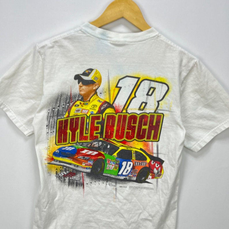Vintage NASCAR Kyle Busch M&ms Racing T Shirt Small - Etsy