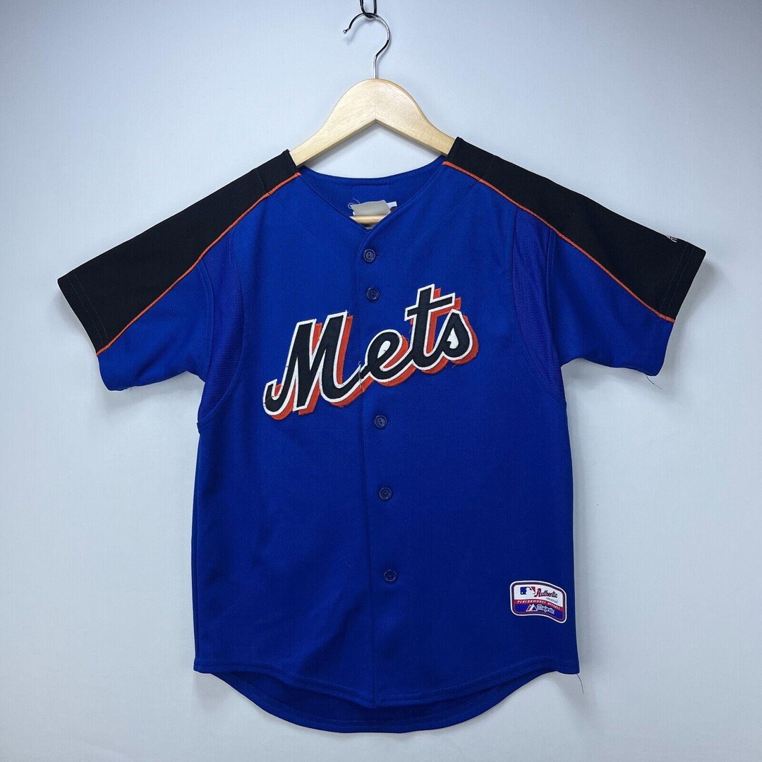 Vintage '90s Majestic New York Mets Made in USA Baseball Jersey Youth ...