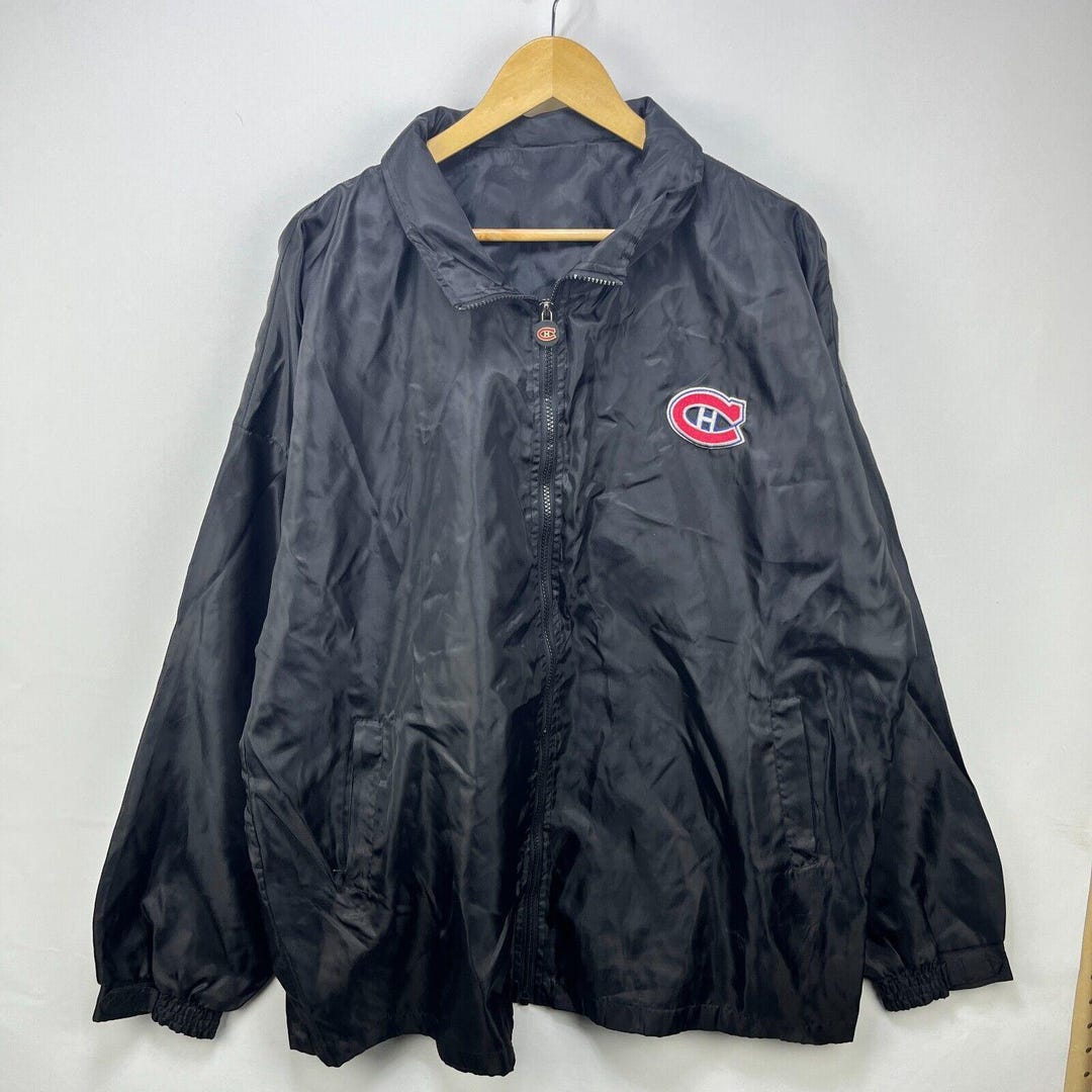 Vintage Montreal Canadiens NHL Windbreaker Jacket XL 2XL - Etsy