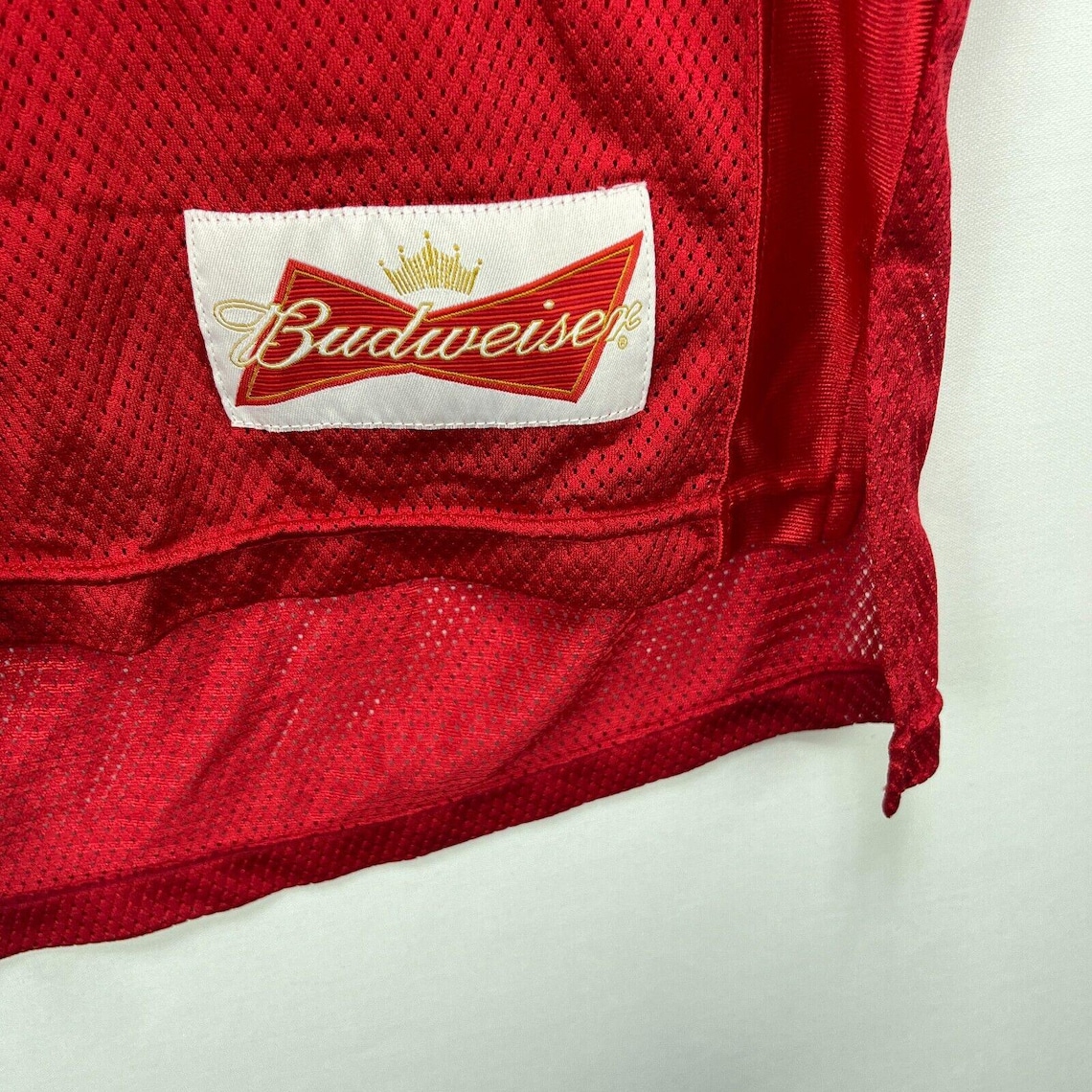 Vintage Budweiser Beer Jersey Large - Etsy