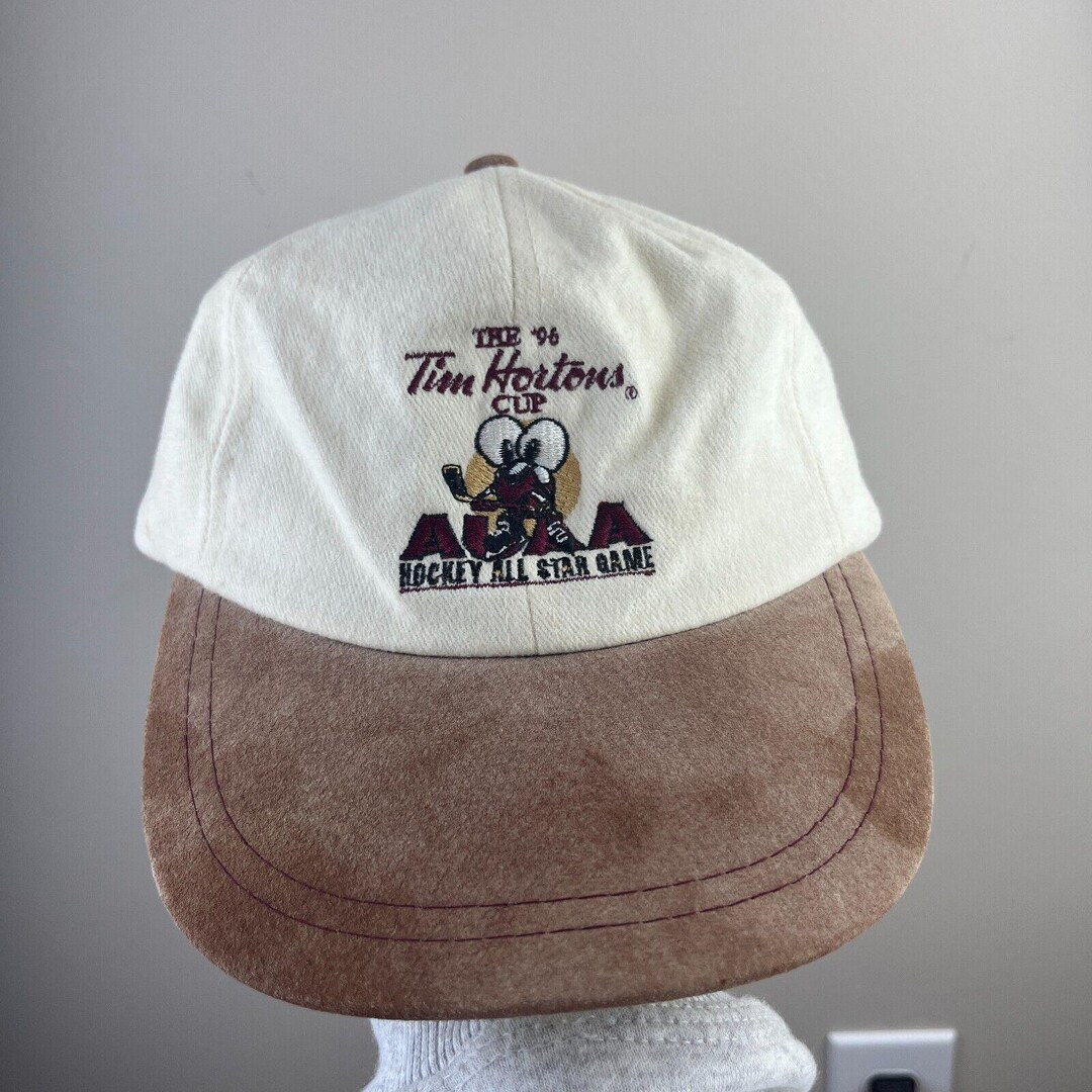 Vintage 1990s Tim Hortons Hockey Cup Strapback Hat - Etsy