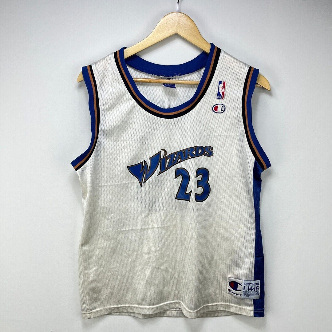 Vintage Champion Michael Jordan Wizards Jersey Youth Large - Etsy