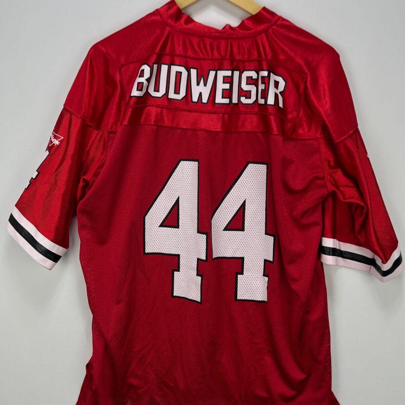 Vintage Budweiser Beer Jersey Large - Etsy