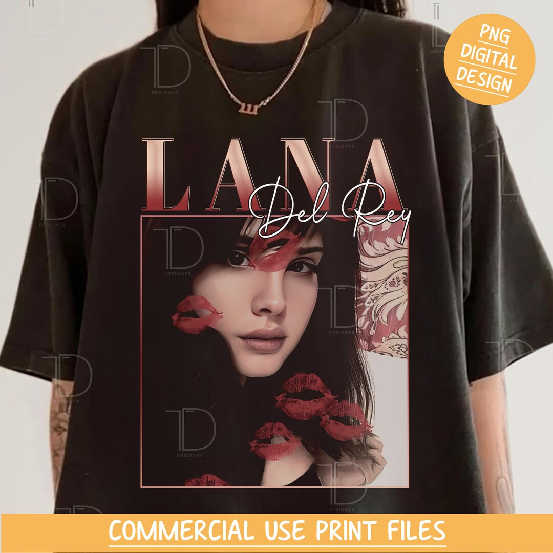 LDR Png, Lana Vintage Bootleg Png, LDR Albums Graphic Design for Shirt ...
