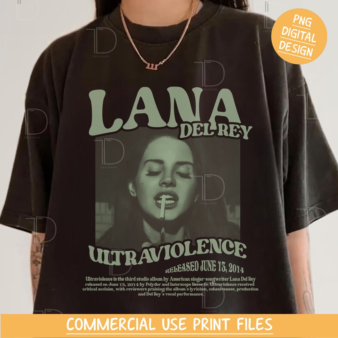 Lana Png, LDR Albums Graphic Design for Shirt, LDR Music Png, LDR Heart ...