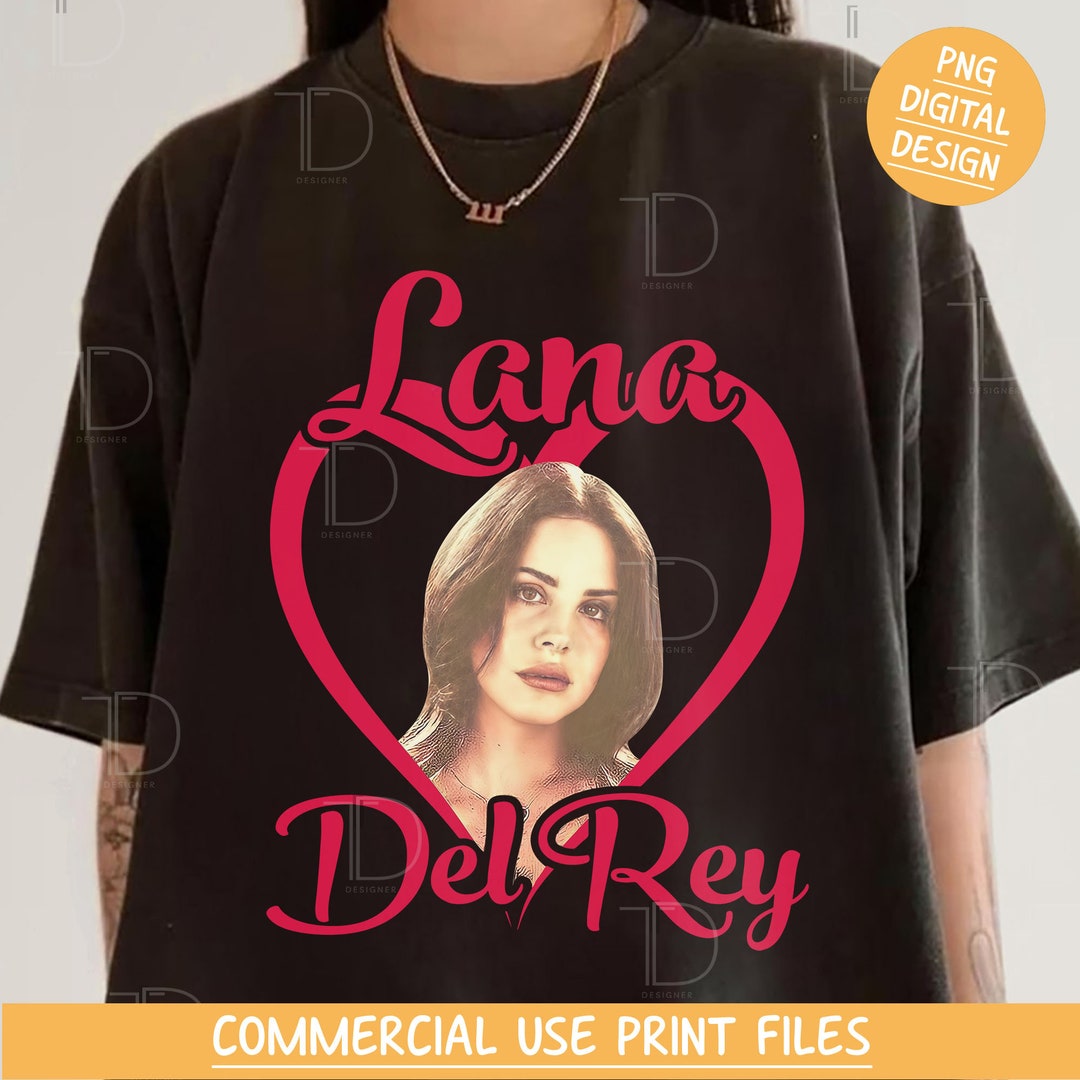 LDR Heart Png, Lana Png, LDR Albums Graphic Design for Shirt, LDR Music ...