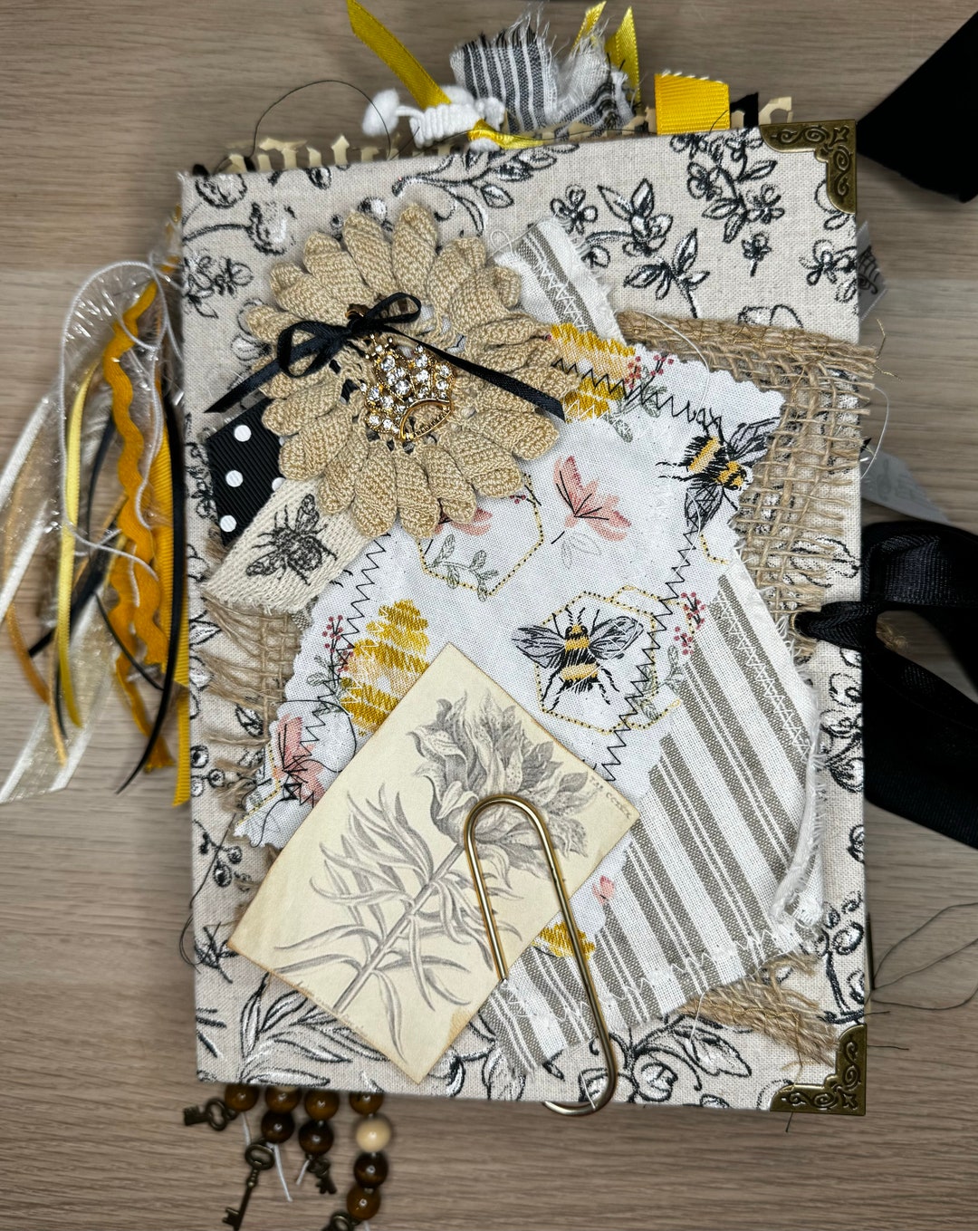Bee Themed Junk Journal - Etsy