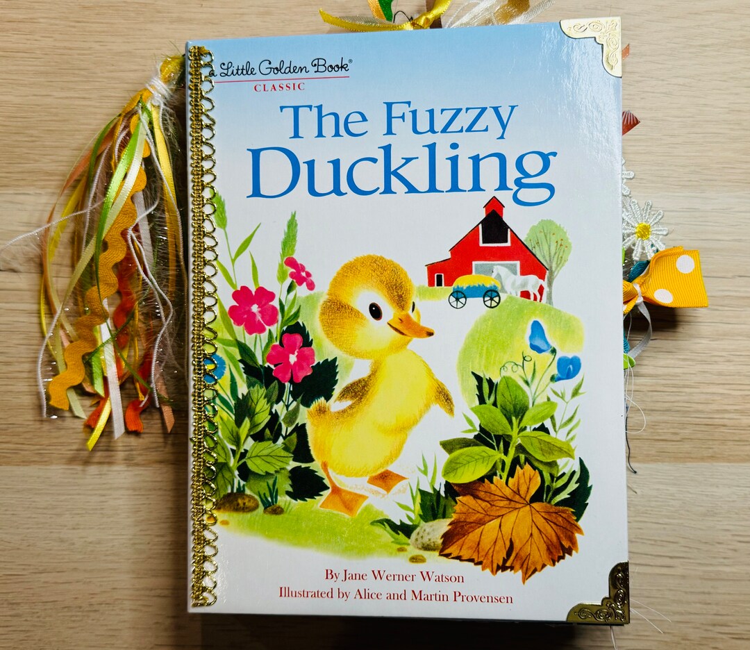 Little Golden Book “the Fuzzy Duckling” Journal - Etsy