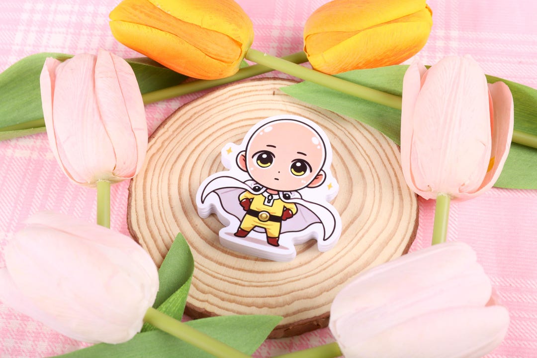 Anime Sticker Sticker Gift Waterproof Vinyl Stickers Saitama Sticker ...