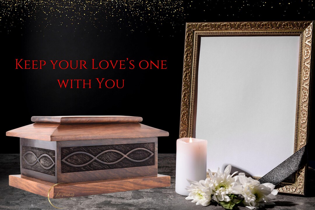 WOODEN ASHES BOX/ Wooden Cremation Box/ Ashes Storage / Wooden Ashes ...