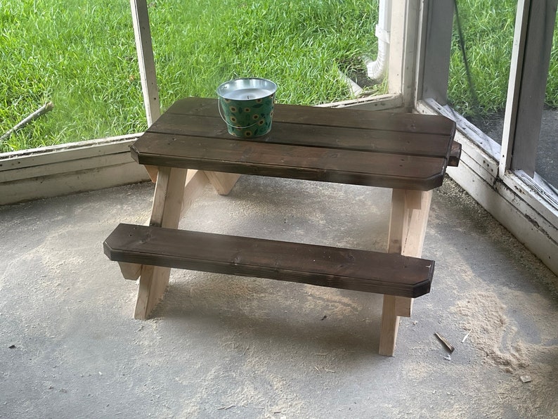 Mini Picnic Table Picnic Table - Etsy