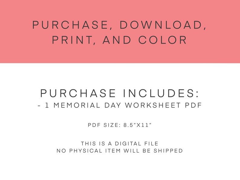 Memorial Day Worksheet, Memorial Day Fill in the Blank Fact Sheet ...