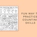 Fall Counting Seek and Find Coloring Page Printable, Harvest I Spy Math ...