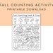 Fall Seek and Find Printable Coloring Page, Autumn I Spy Activity Sheet ...