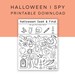 Halloween Printable Coloring Page, Trick or Treat Activity Sheet, Candy ...
