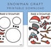 Build a Snowman Activity for Kids, Snowman Dress Up, Paper Doll ...