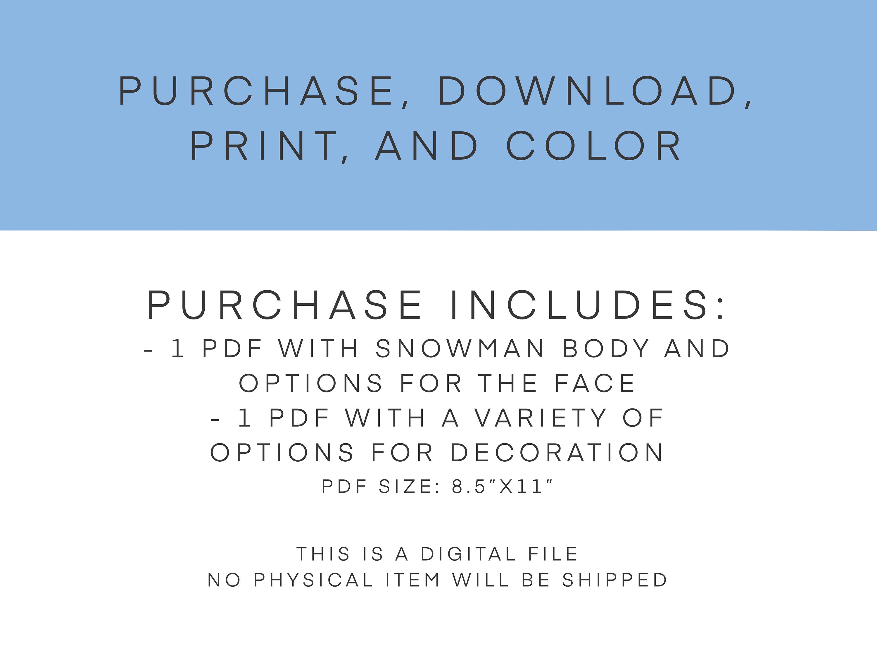 Build a Snowman Activity for Kids, Cut and Paste Winter Craft ...