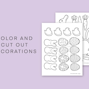 Easter Basket Craft for Kids, Cut and Paste Easter Craft, Printable ...