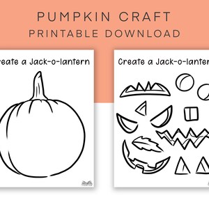 Halloween Printable Activity, Create a Jack-o-lantern Fall Worksheet ...