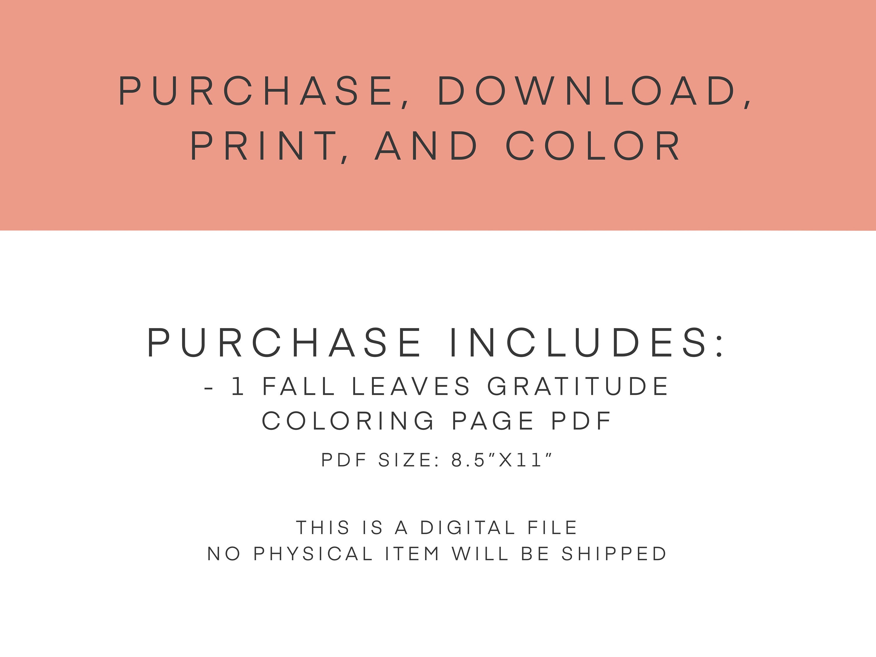 I Am Thankful for Activity for Kids, Fall Leaves Thanksgiving Worksheet ...