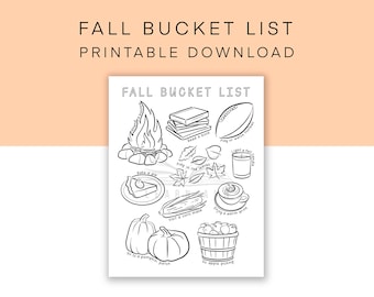 Fall Printable Coloring Page, Autumn Leaves Activity Sheet, Harvest ...