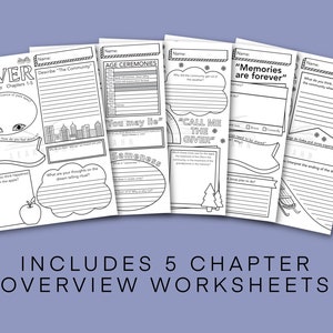 The Giver Novel Study Chapter Worksheets, Chapter Coloring Page ...