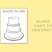 Decorate the Cake Activity for Kids, Cut and Paste Craft, Printable ...