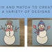 Build a Snowman Activity for Kids, Cut and Paste Winter Craft ...