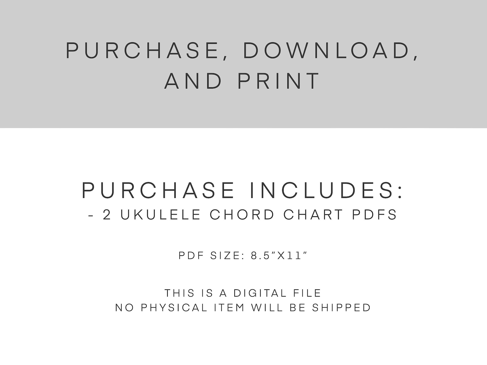 Ukulele Chord Chart Printable Download, Learn to Play Ukulele PDF ...