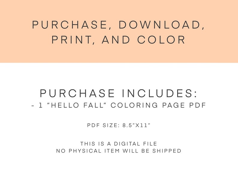 Fall Printable Coloring Page, Autumn Leaves Activity Sheet, Harvest ...